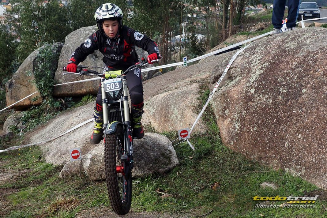 Finalizó la Copa Galega de Trial Infantil junto a las clásicas
